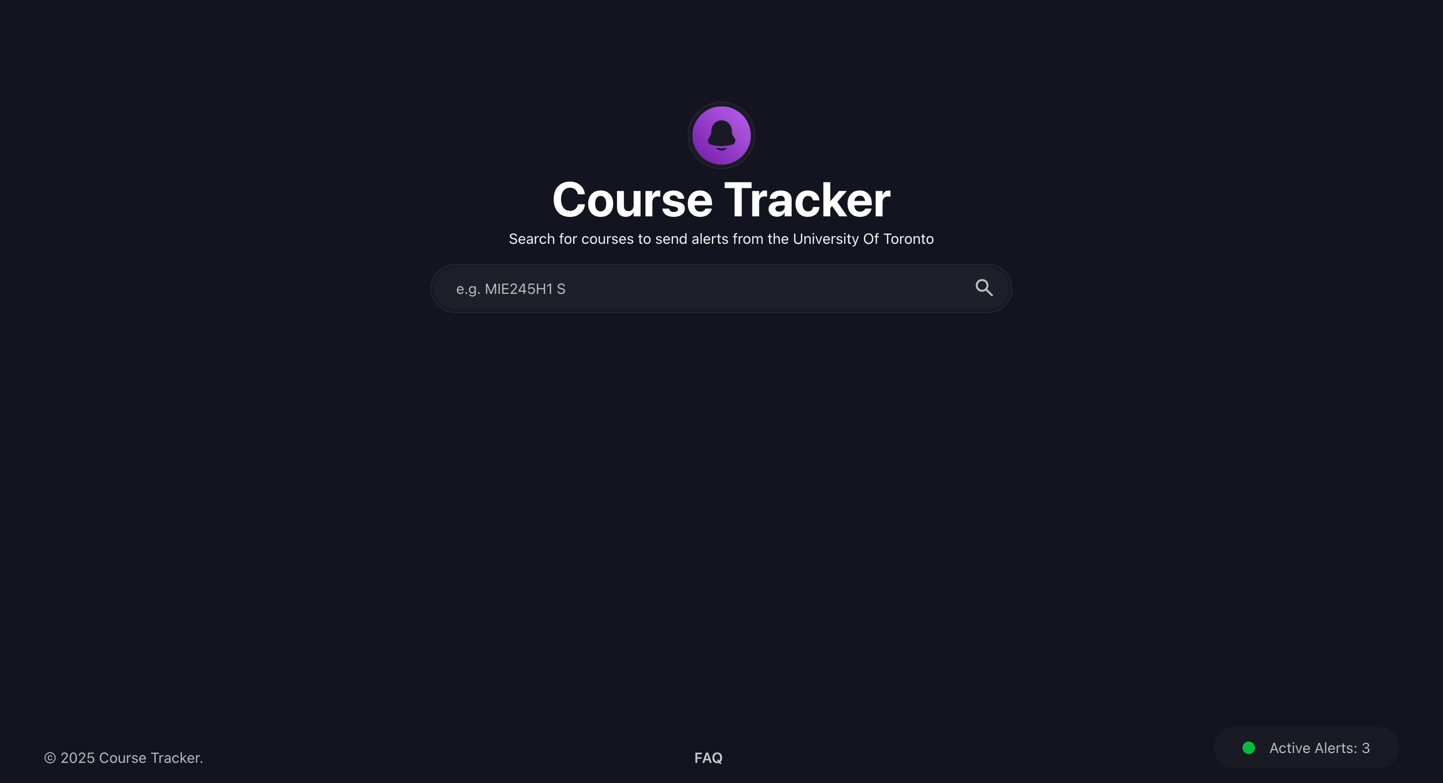 Course Tracker - Alerts for UofT courses that are full!